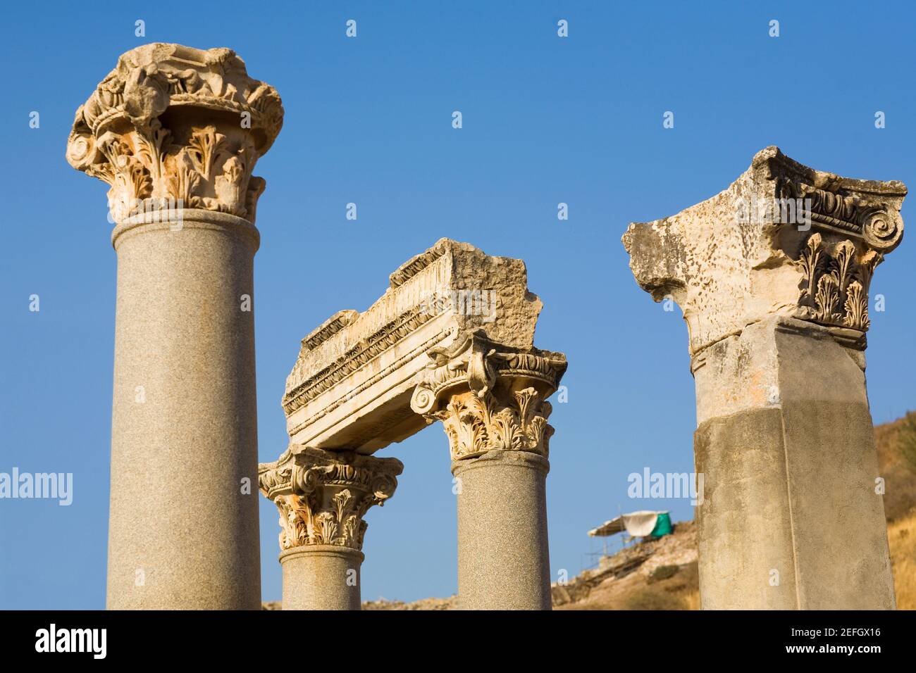 High section view of the old ruins, Ephesus, Turkey Stock Photo - Alamy