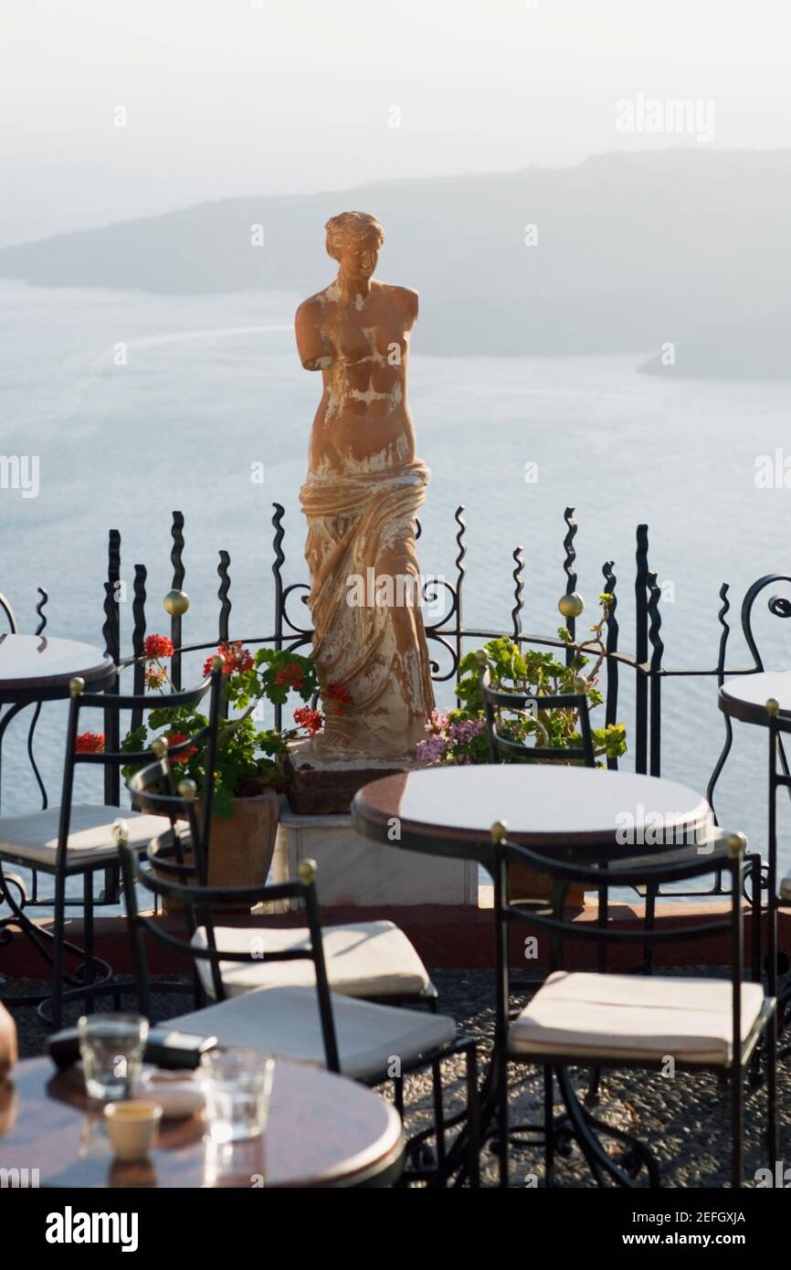 Statue in a restaurant, Greece Stock Photo - Alamy