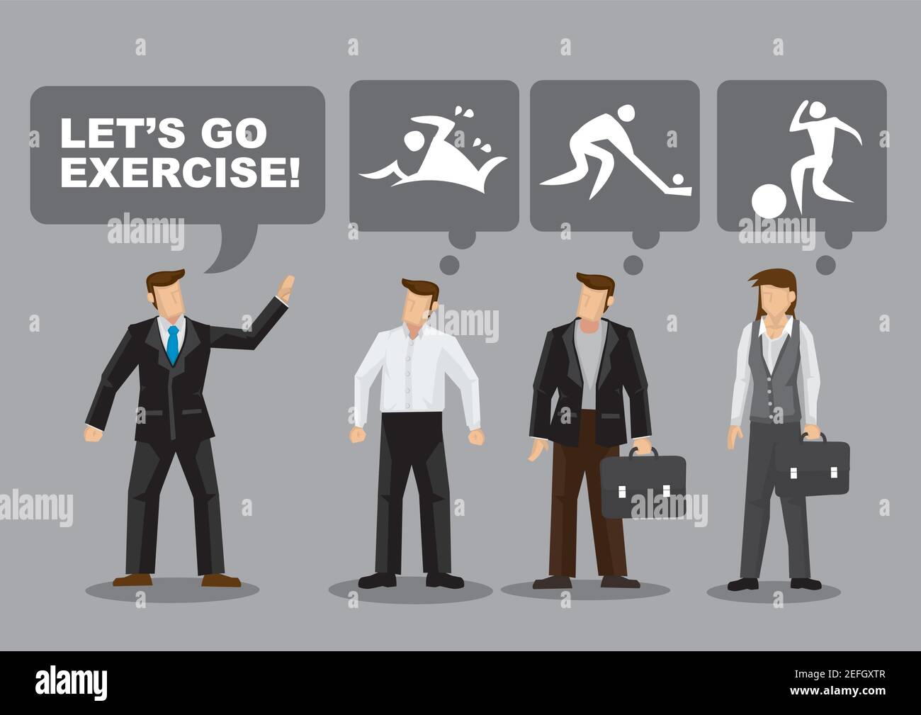 Different working adults think of different favorite sports and ...