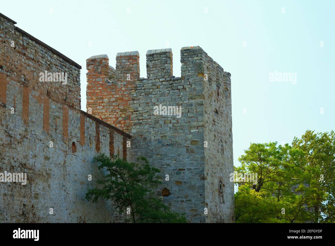 Low angle view of the corner of a building, Istanbul, Turkey Stock ...