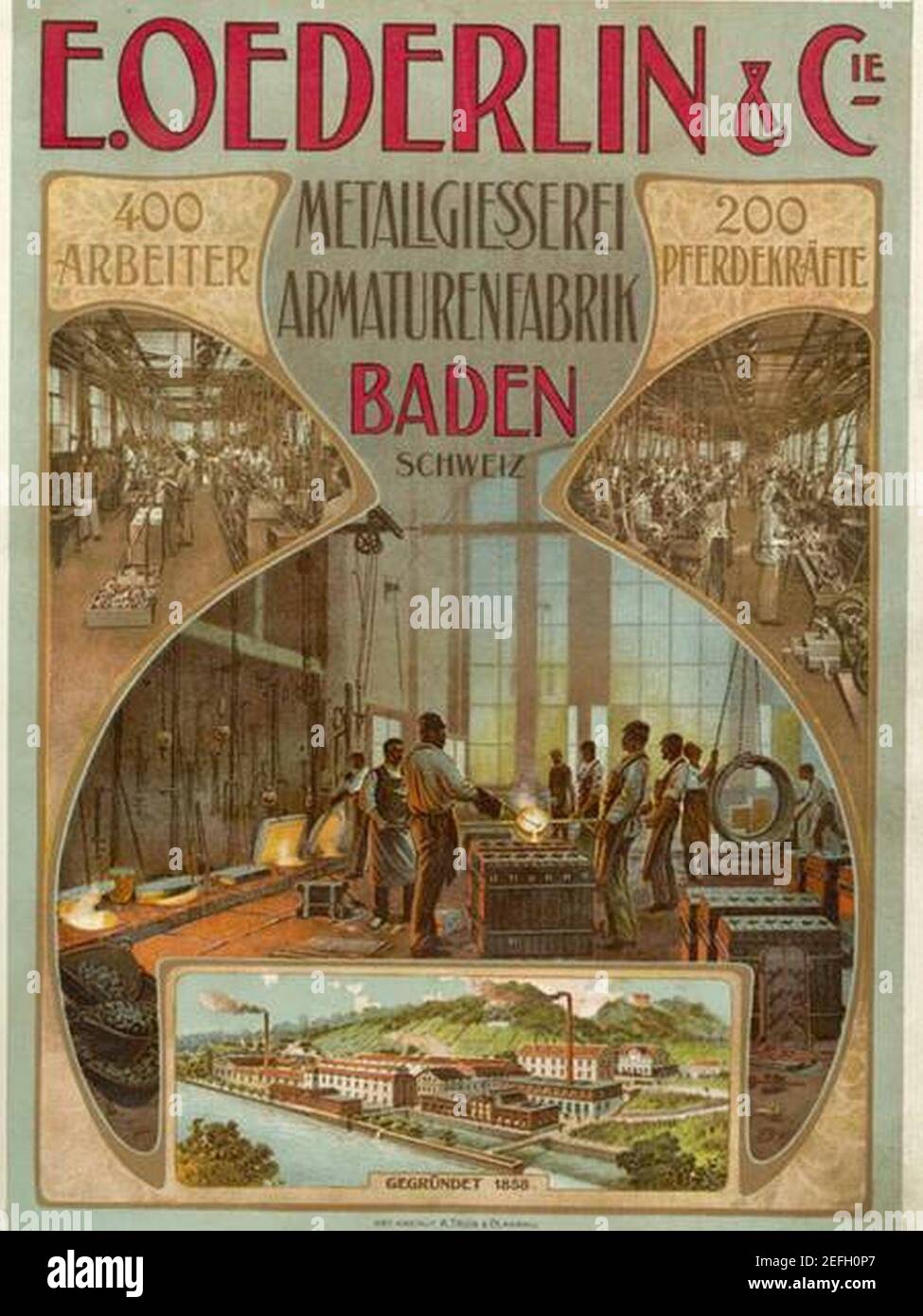 Oederlin um 1920 Stock Photo - Alamy