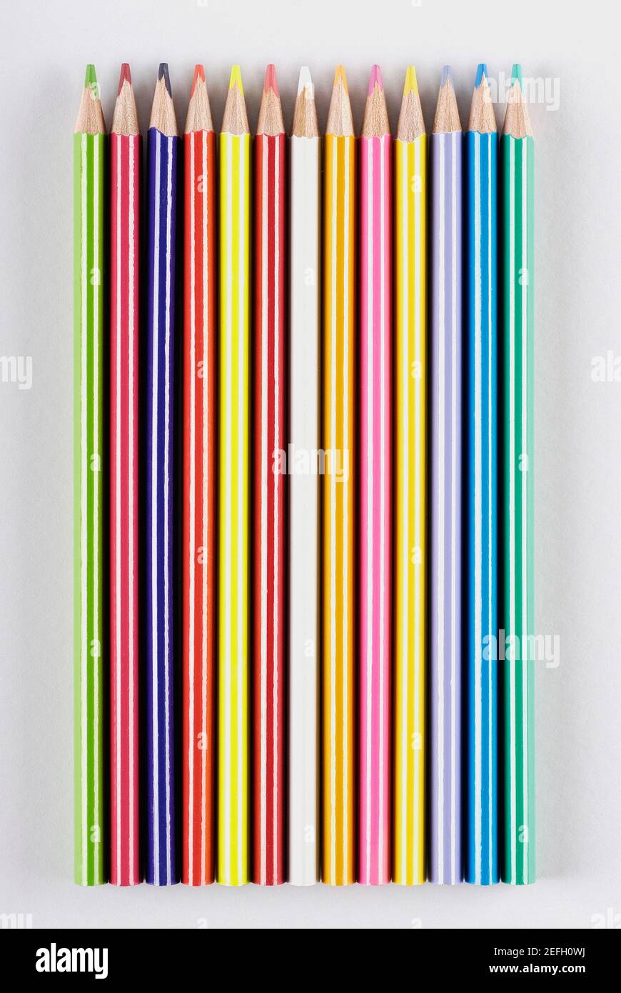 Colored pencil still life in hi-res stock photography and images - Alamy