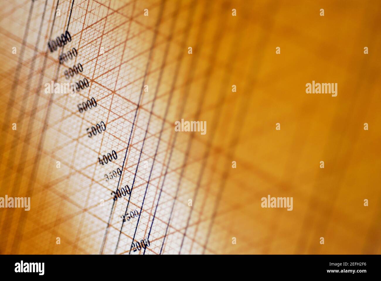 Close up of a graph sheet Stock Photo - Alamy