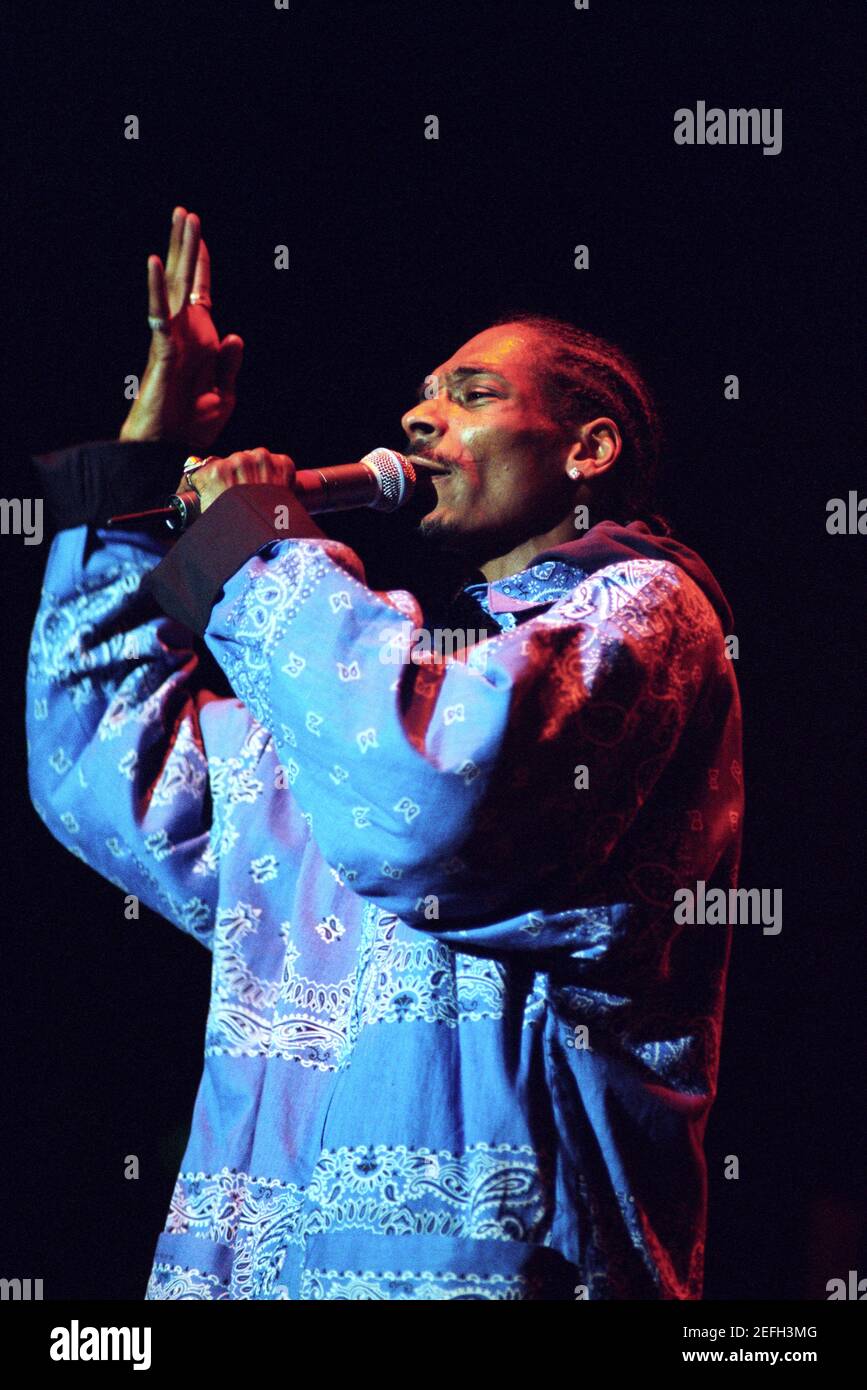 Snoop Dogg on stage at The Soul Super Jam Concert held at Wembley Arena ...