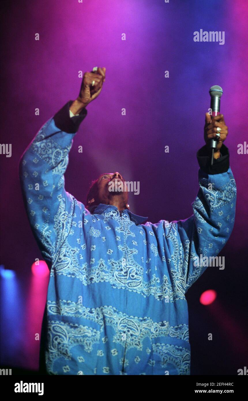 Snoop Dogg on stage at The Soul Super Jam Concert held at Wembley Arena ...