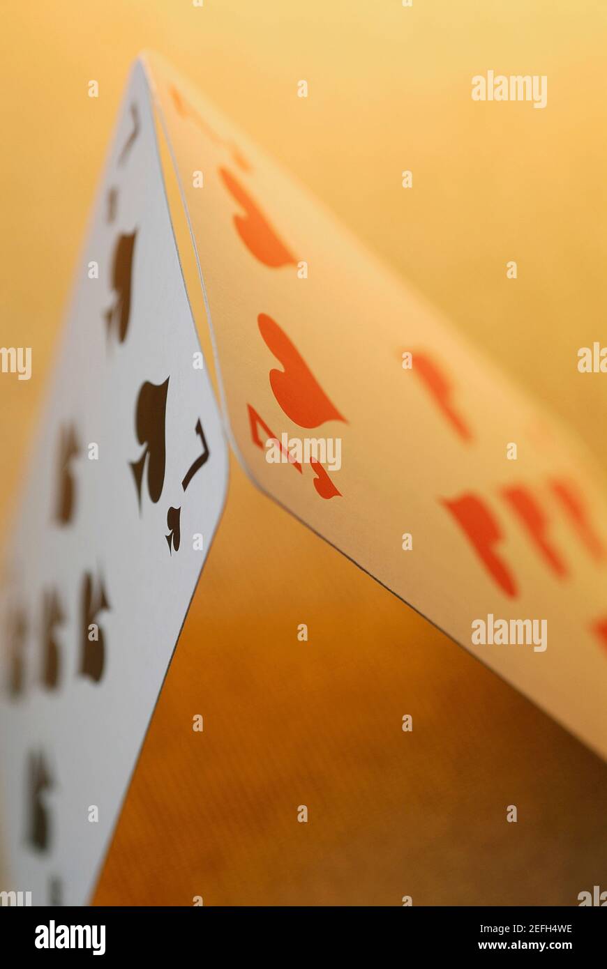 Two color cards hi-res stock photography and images - Alamy