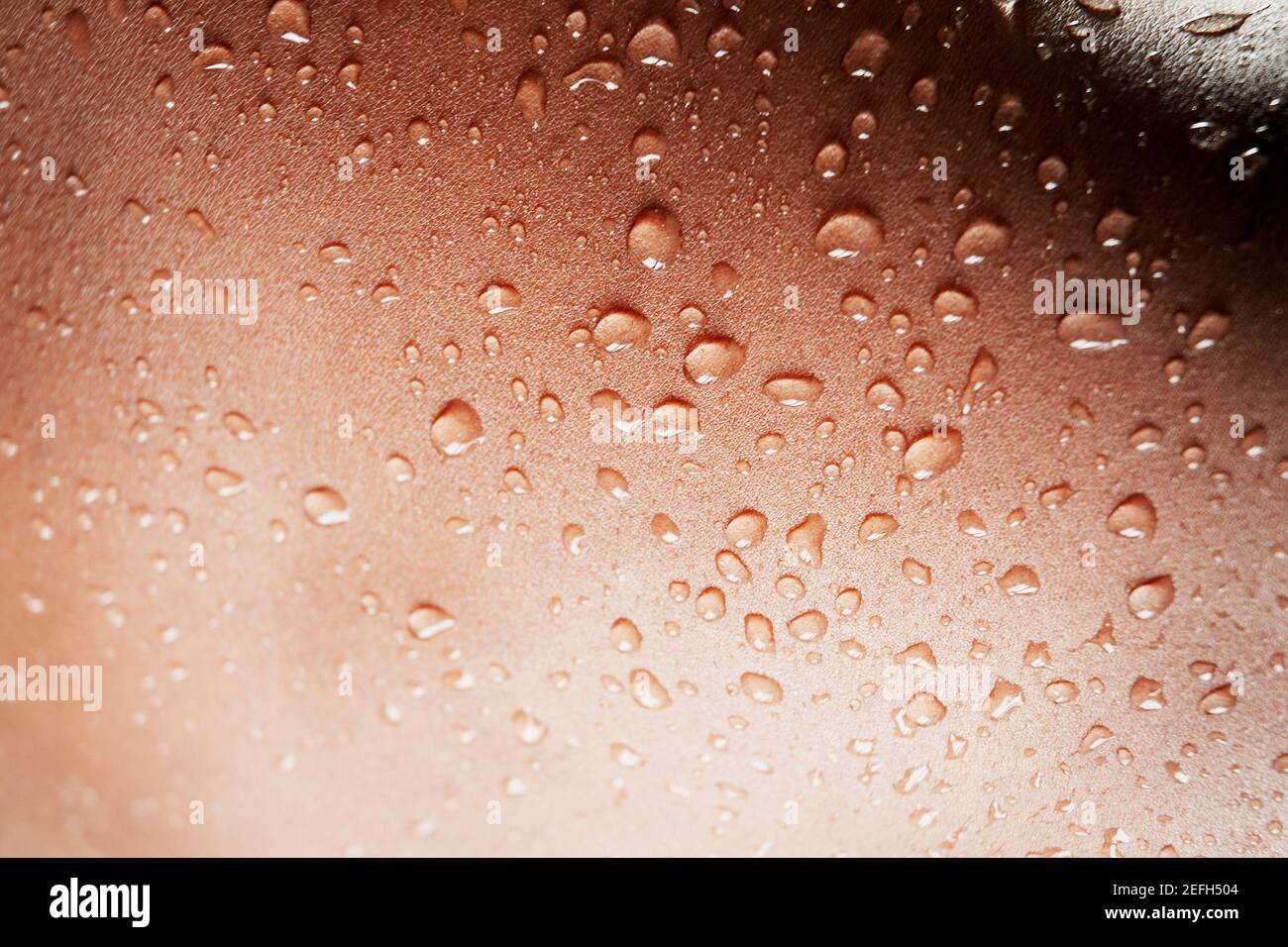 Close-up of water drops on a human body Stock Photo - Alamy