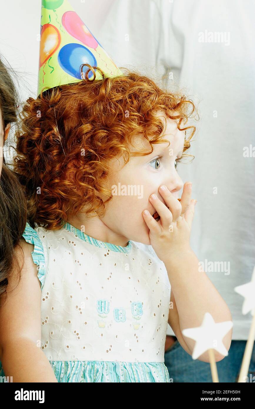 Close up of a girl looking shocked Stock Photo - Alamy
