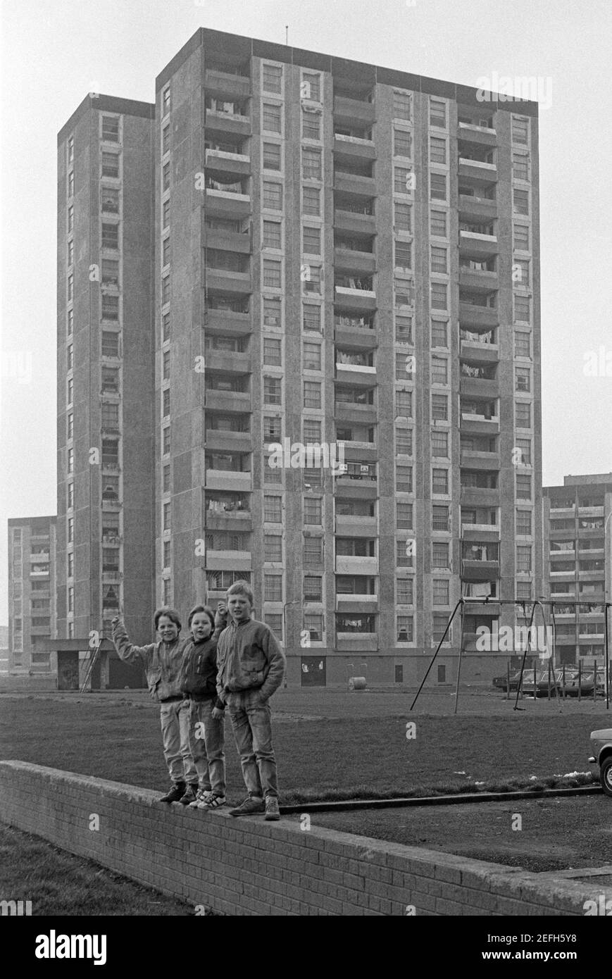 Boys on ballymun dublin Black and White Stock Photos & Images - Alamy