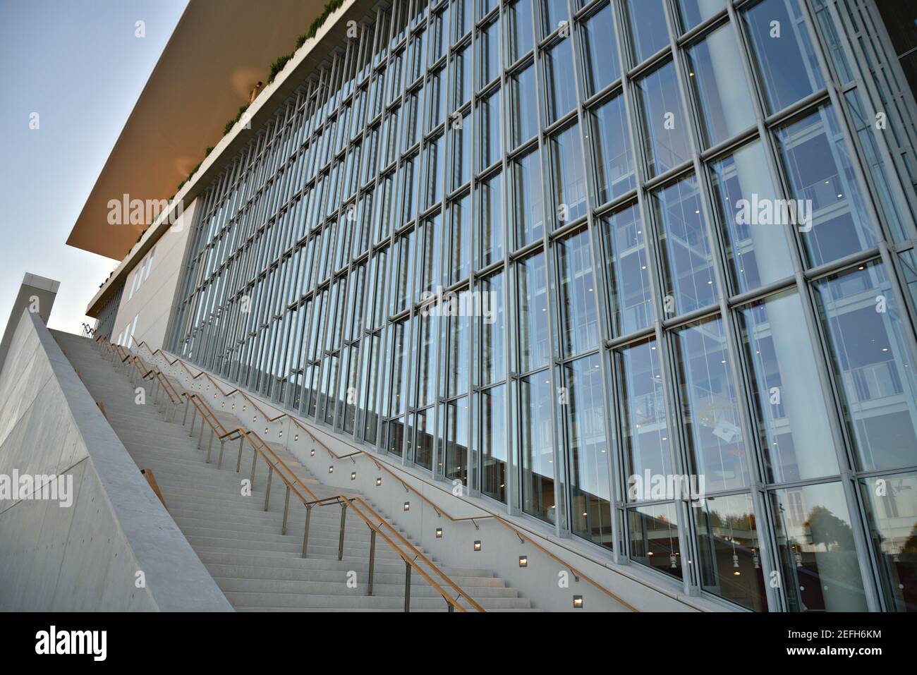 Exterior view of the Greek National Opera at the Stavros Niarchos ...