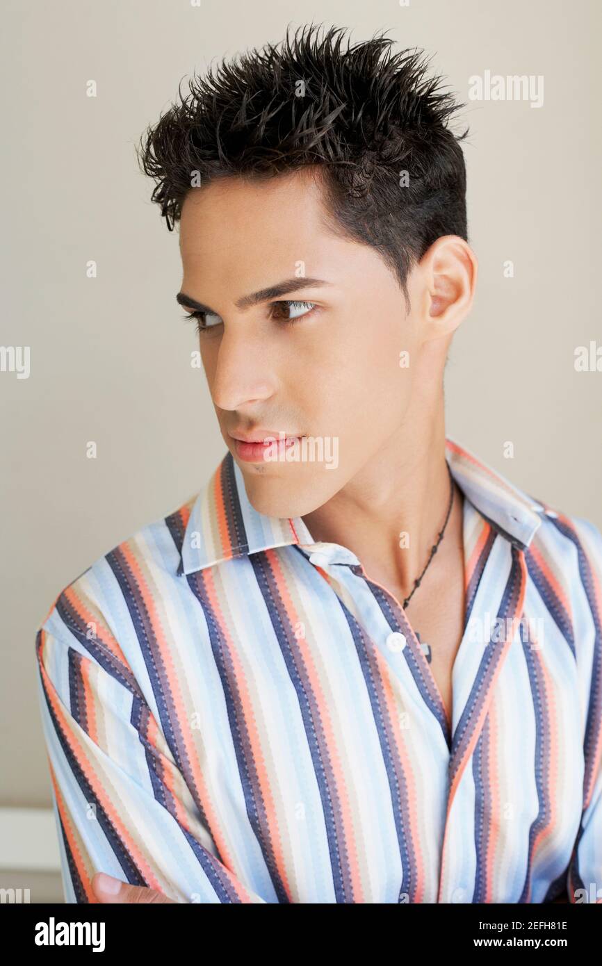 Looking down sideways hi-res stock photography and images - Alamy