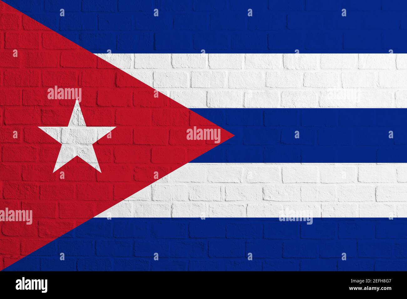 Flag of Cuba Brick wall texture of the flag of Cuba Stock Photo - Alamy