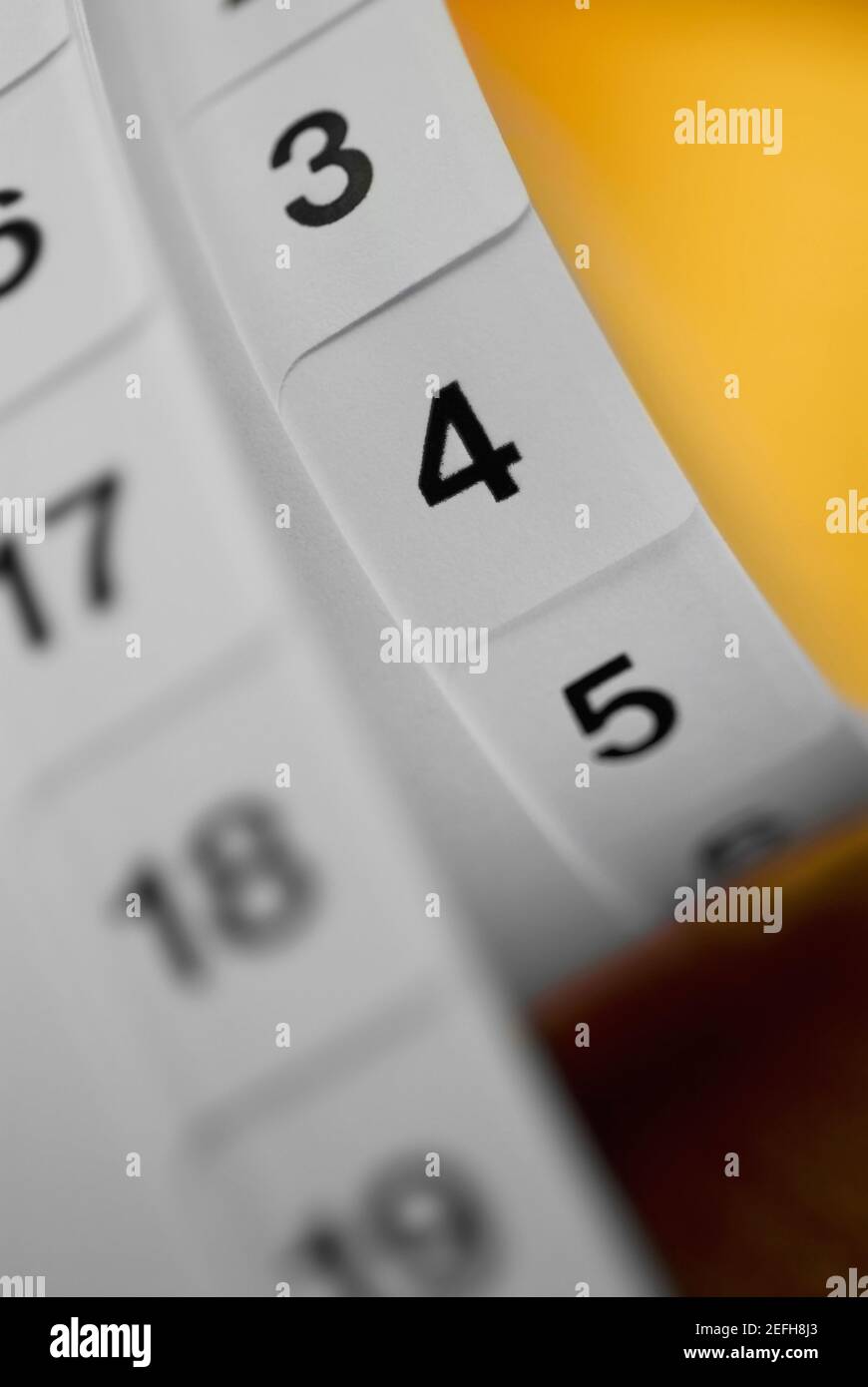 Numbers in a row, not type hi-res stock photography and images - Alamy