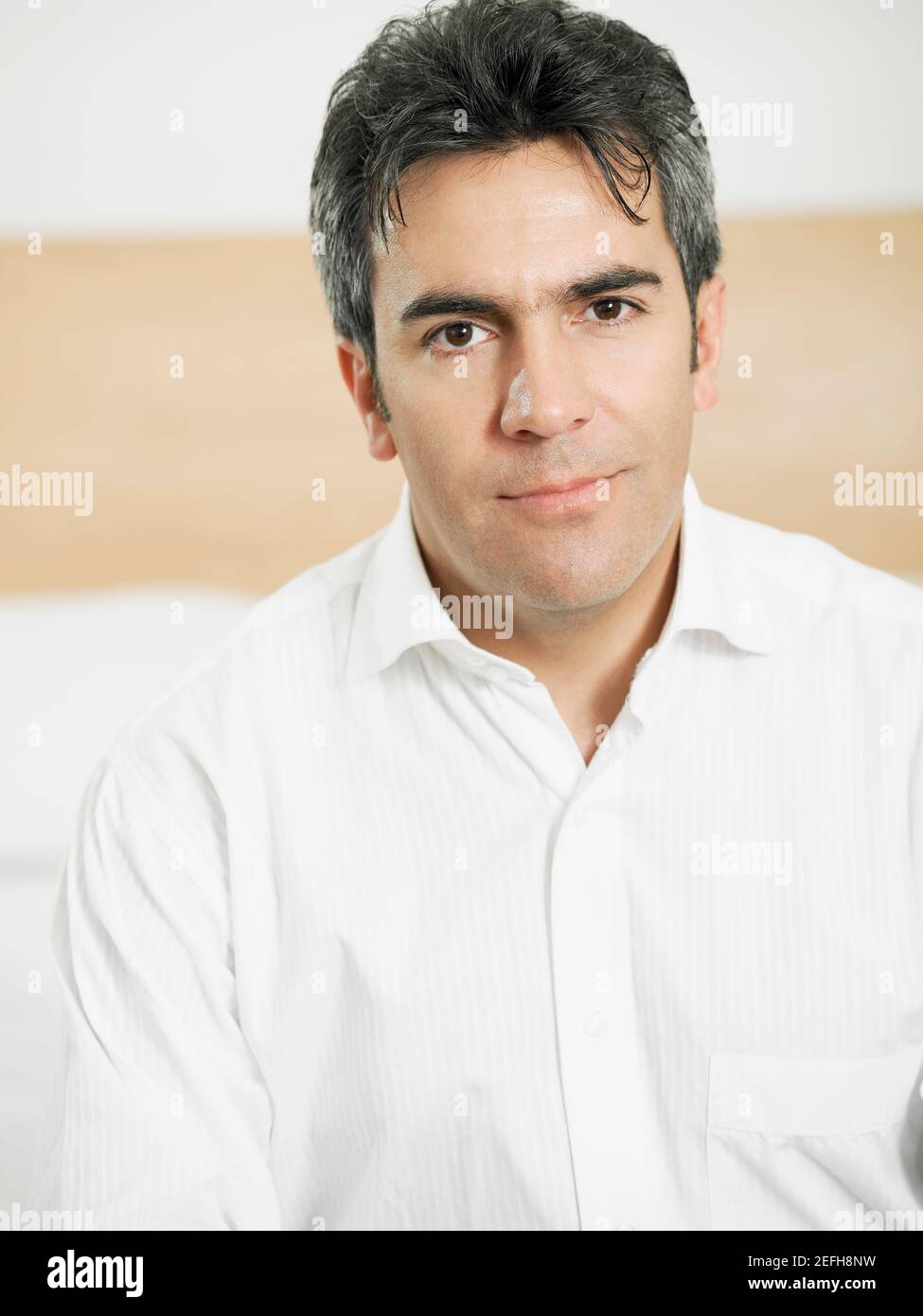 Portrait businessman smirking hi-res stock photography and images - Alamy
