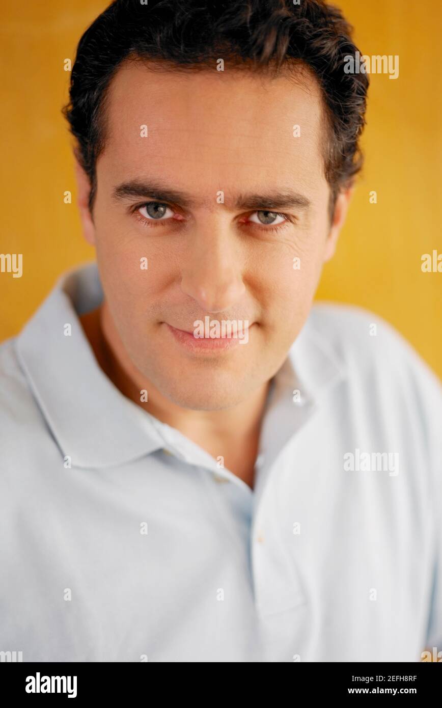 Hair smirk smirking studio hi-res stock photography and images - Alamy