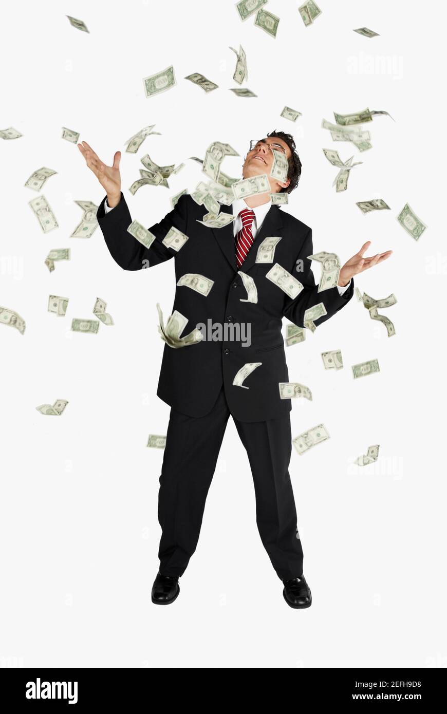 Raining with dollars hi-res stock photography and images - Alamy