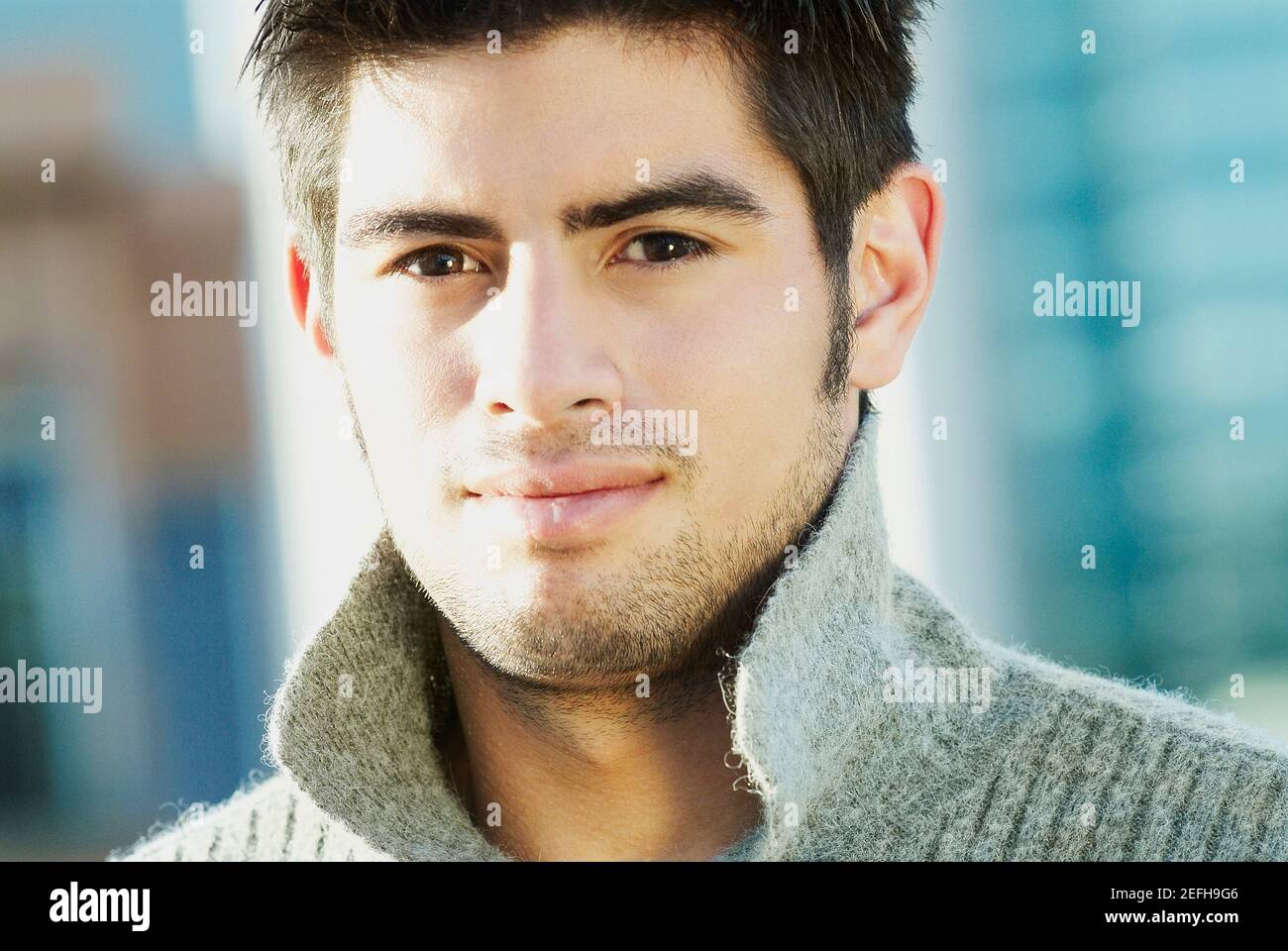 Portrait of a young man Stock Photo - Alamy