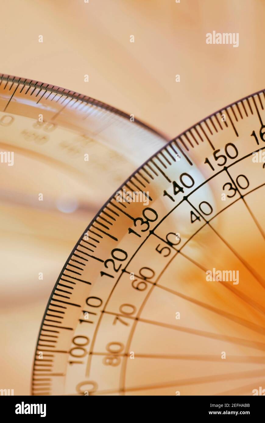 Close up of a protractor Stock Photo - Alamy