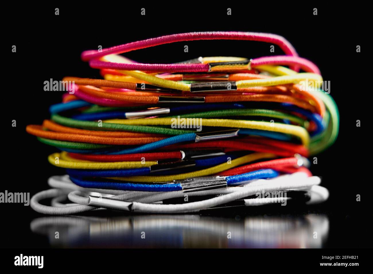 Stack of rubber bands hi-res stock photography and images - Alamy