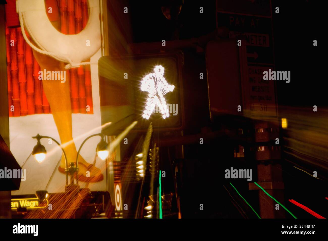 New york city crosswalk sign hi-res stock photography and images - Alamy