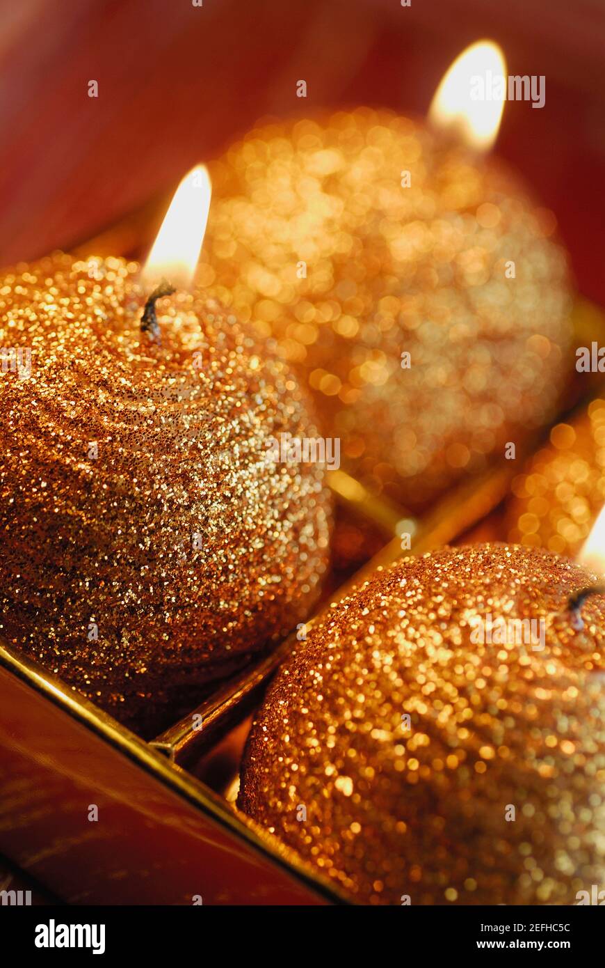 Low burning candles hi-res stock photography and images - Alamy