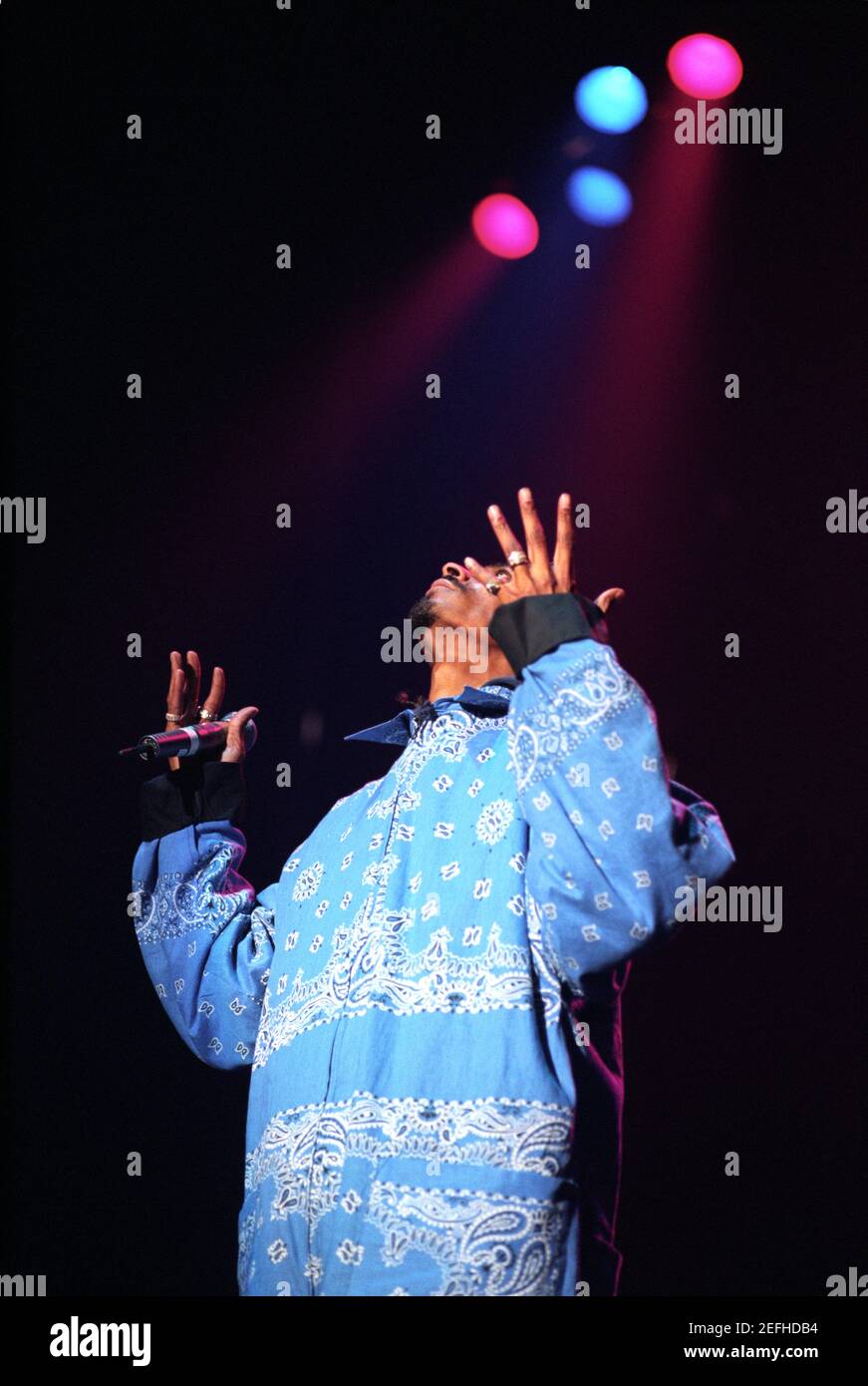 Snoop Dogg on stage at The Soul Super Jam Concert held at Wembley Arena ...