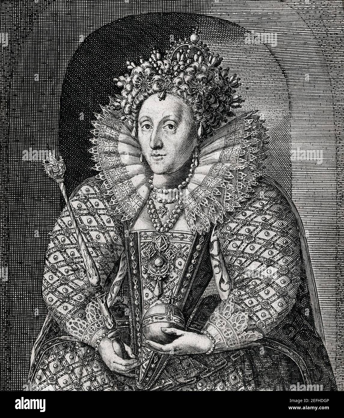 Elizabeth I, Queen of England and Ireland from 17 November 1558 until ...