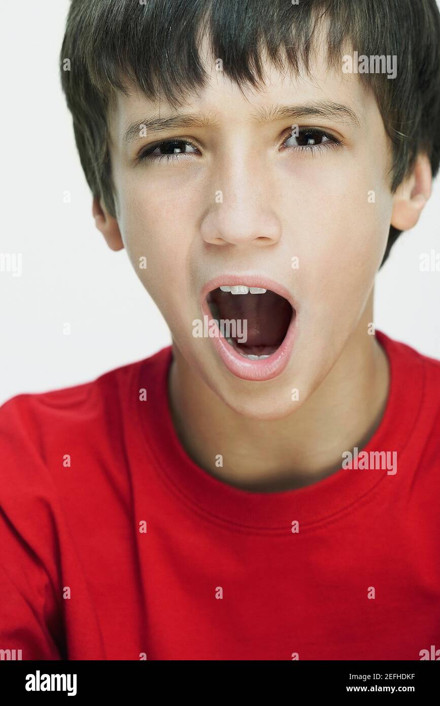Yawning child 12 years hi-res stock photography and images - Alamy