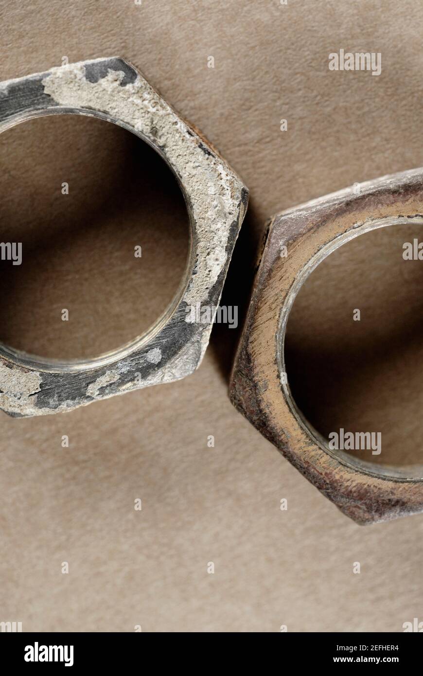 Pair metal nuts hi-res stock photography and images - Alamy