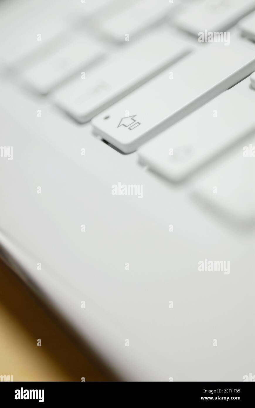 Close up of the shift key on a laptop Stock Photo - Alamy