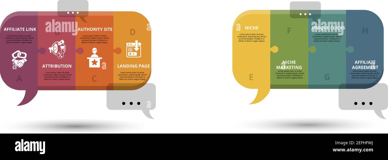 Infographic Internet Security template. Icons in different colors ...