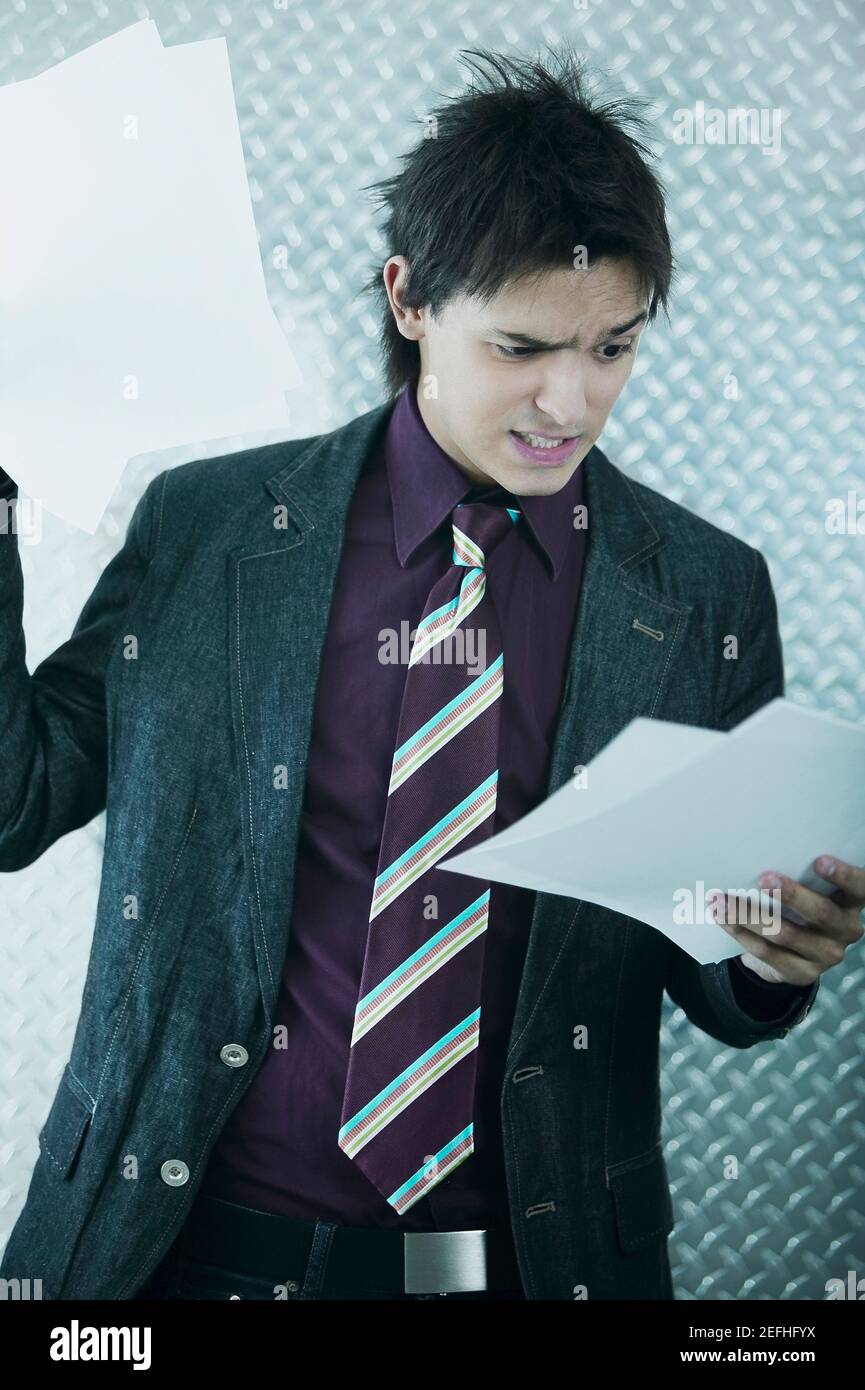 Businessman frowning hi-res stock photography and images - Alamy