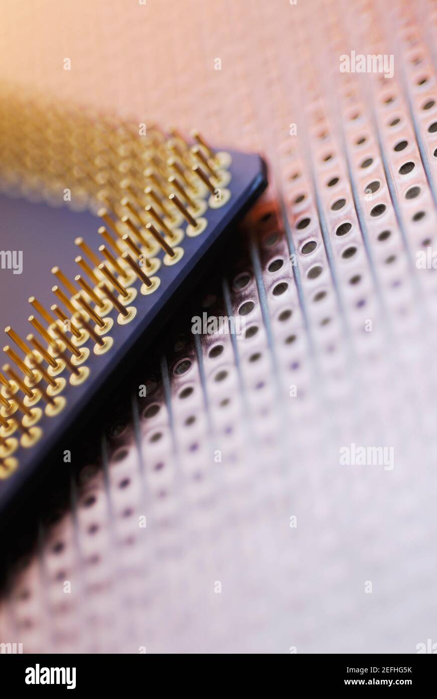 Close up of a micro chip on a circuit board Stock Photo - Alamy