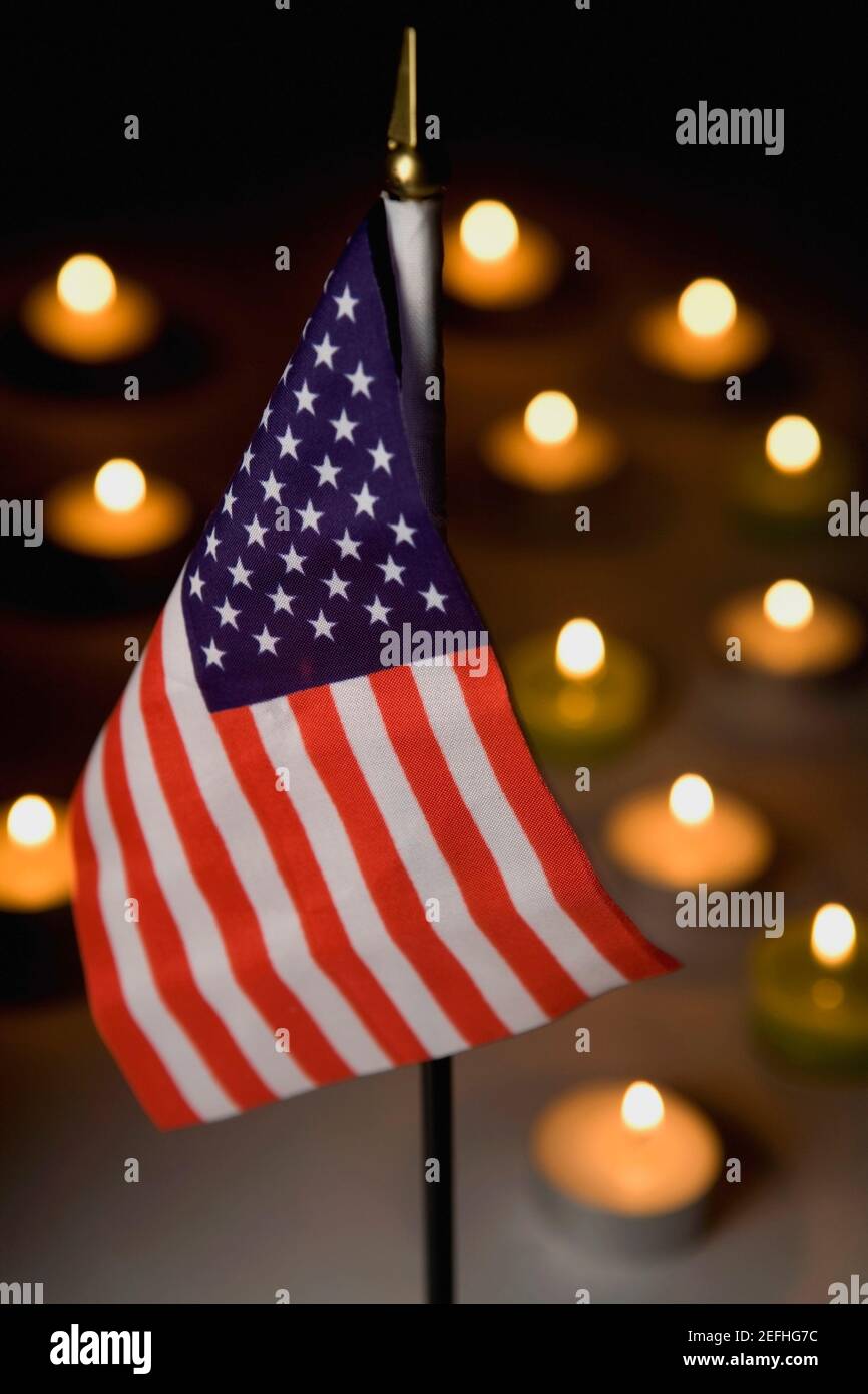 American flag burning hi-res stock photography and images - Alamy