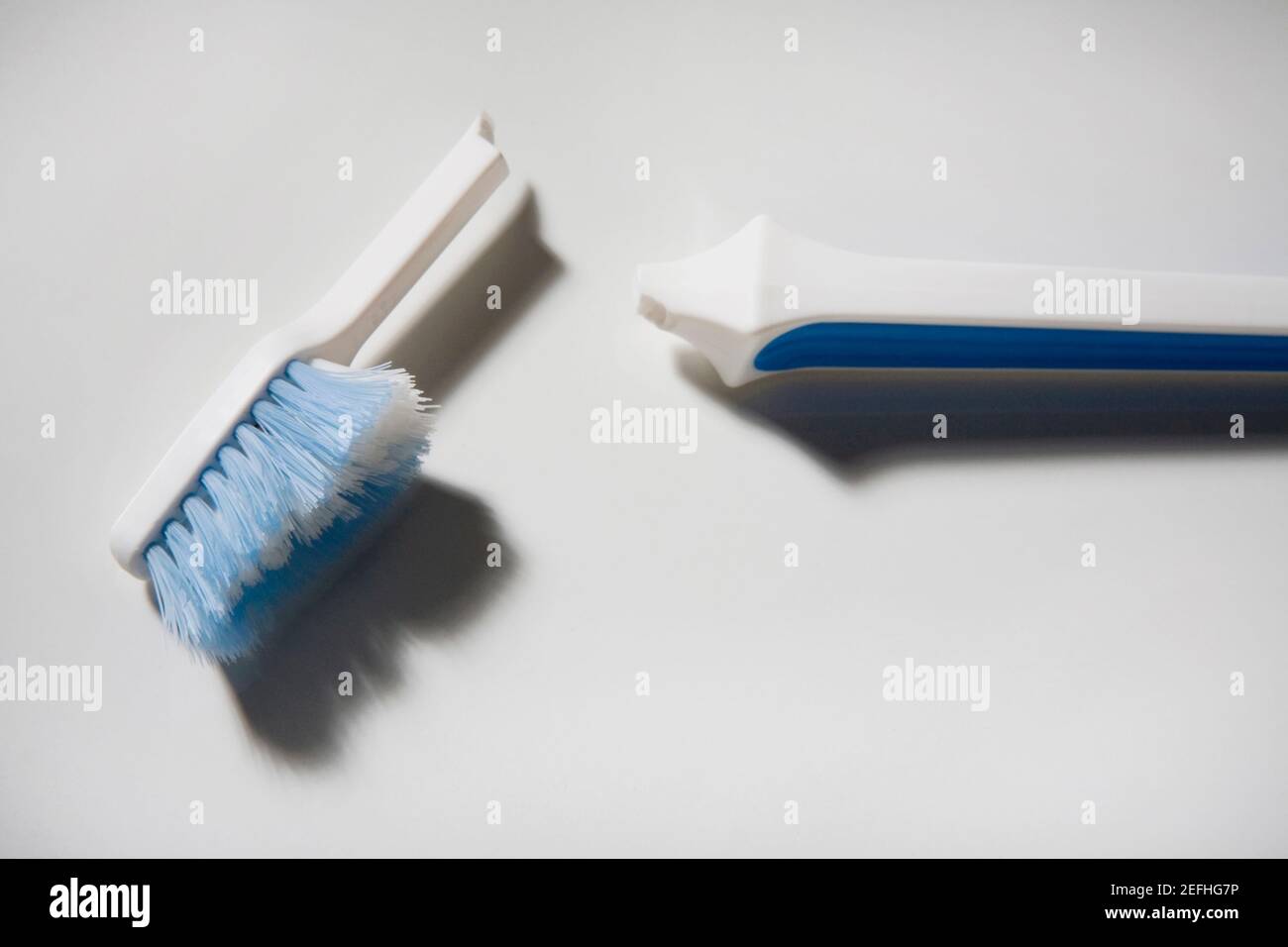 Broken toothbrush hi-res stock photography and images - Alamy