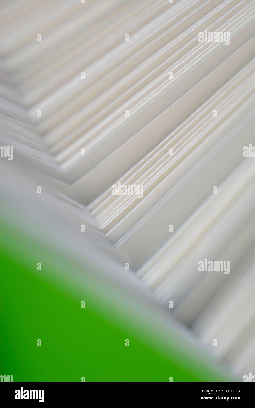 Close up of a stack of papers Stock Photo - Alamy