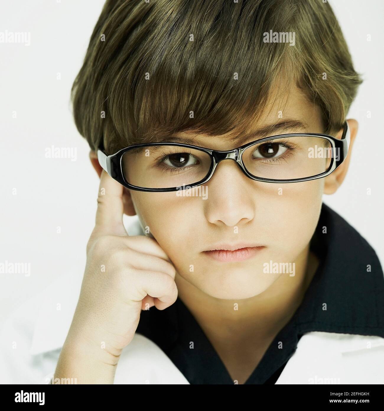 Portrait of a boy dressed as a doctor Stock Photo - Alamy