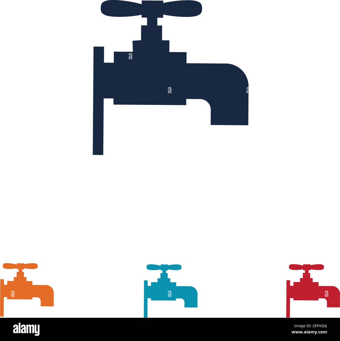 Faucets icons,Water tap icon. Vector illustration design Stock Vector ...