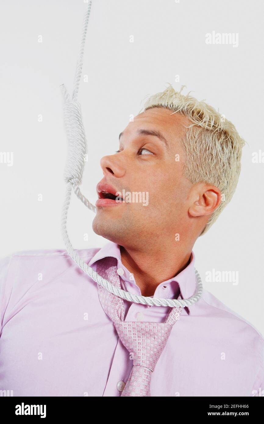 Man noose around neck hi-res stock photography and images - Alamy