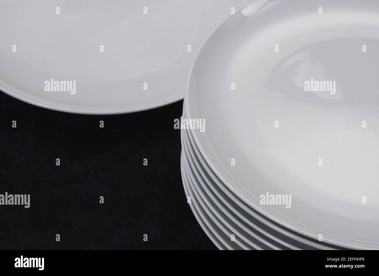 High angle shot plates hi-res stock photography and images - Alamy