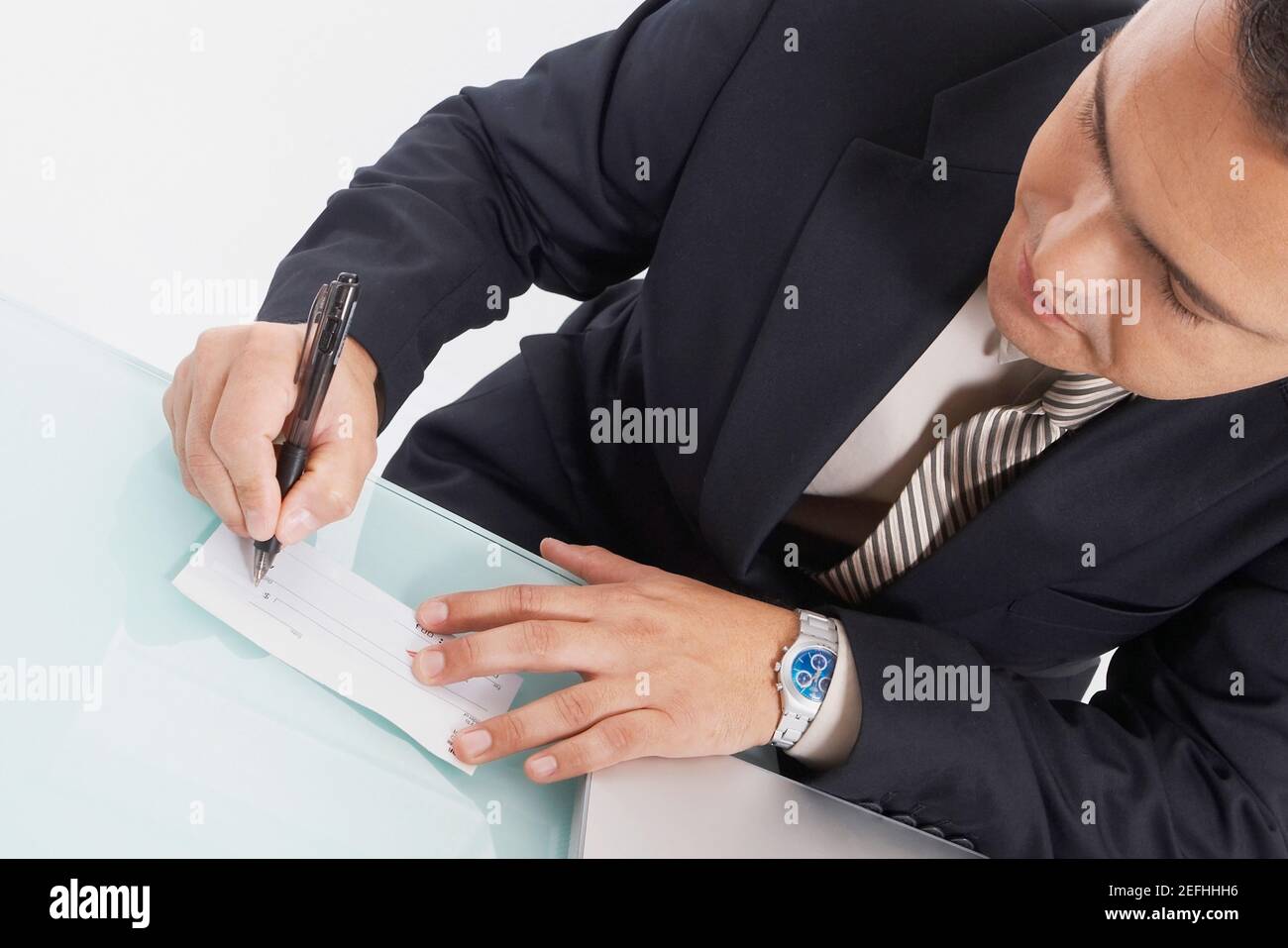 Writing a check hi-res stock photography and images - Alamy