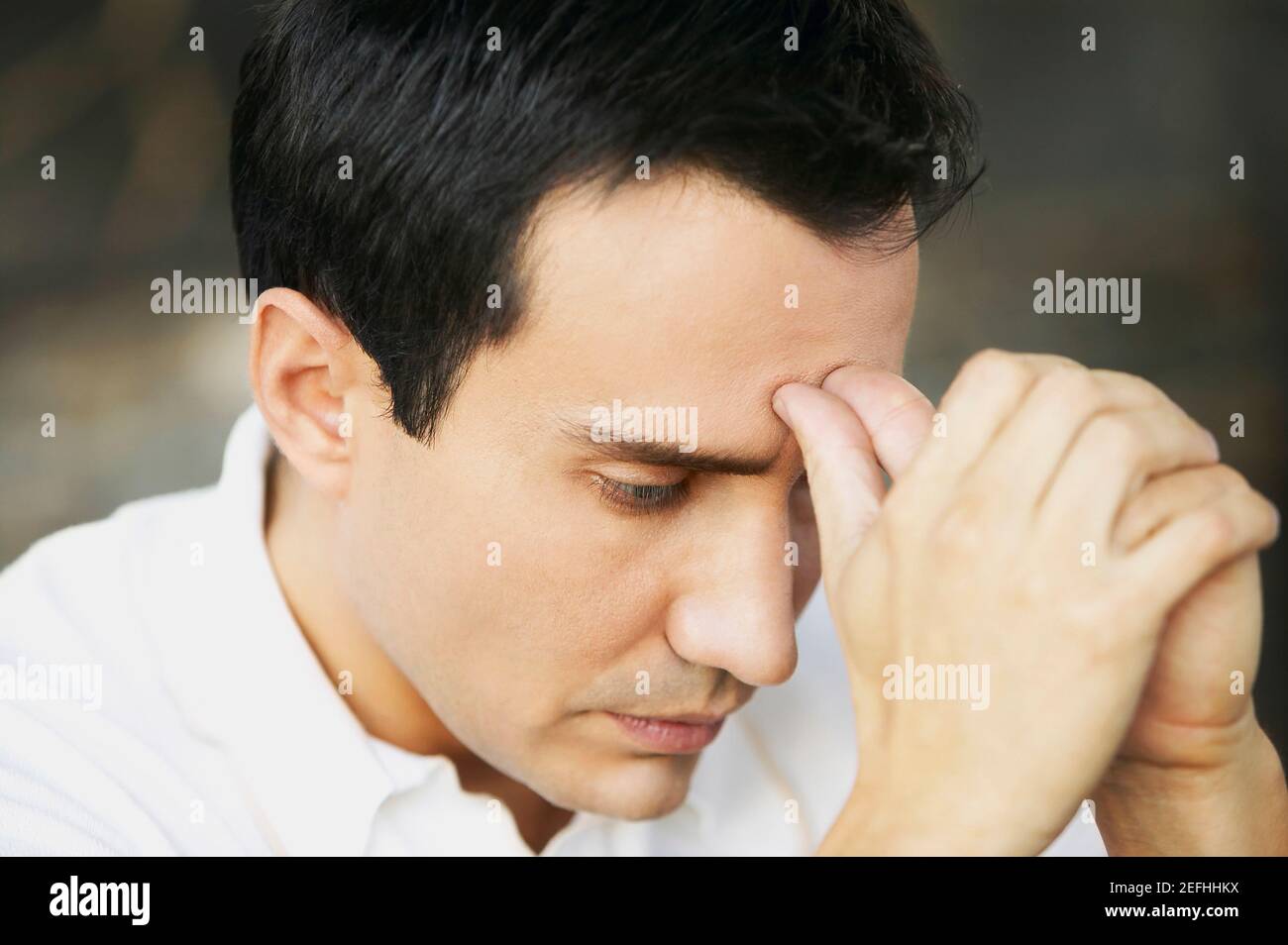 40s male pensive hi-res stock photography and images - Alamy