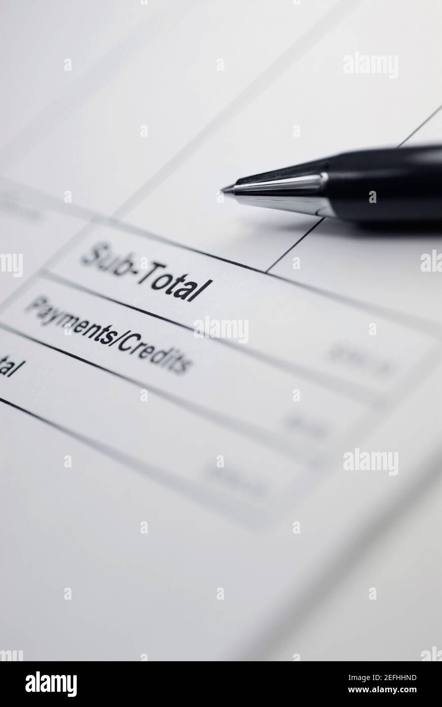 Empty bill hi-res stock photography and images - Alamy