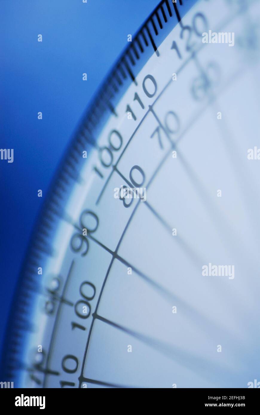 Close up of a protractor Stock Photo - Alamy