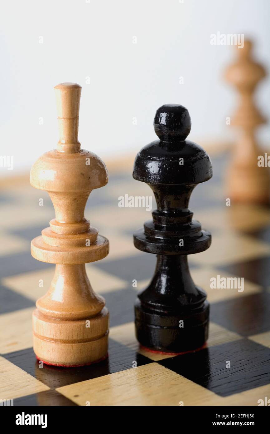 Close up shot of a chessboard game hi-res stock photography and images ...