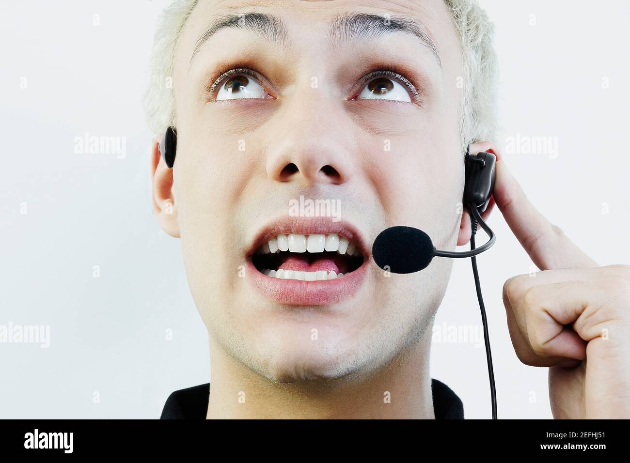 Mouth male human talking hi-res stock photography and images - Alamy