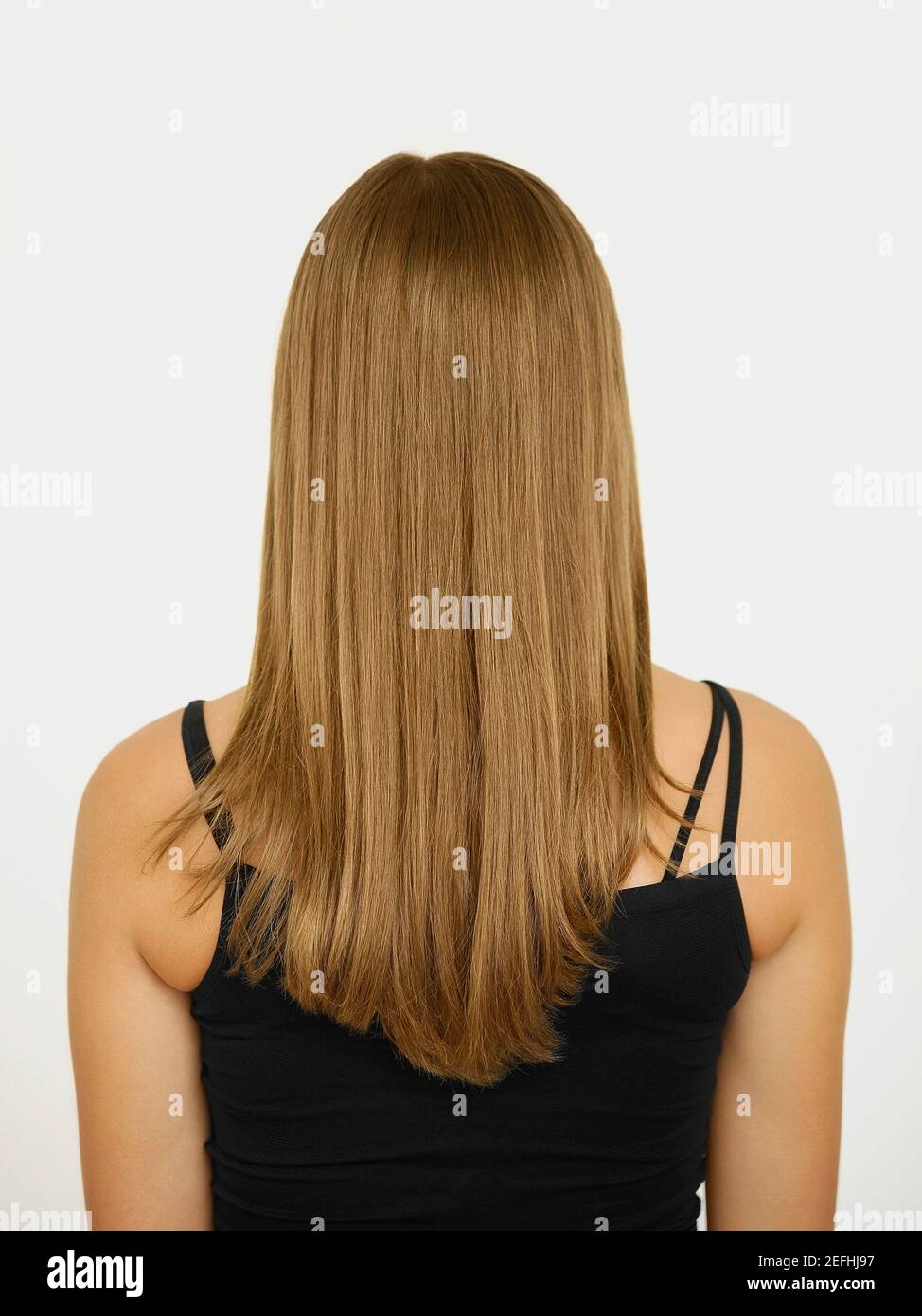 Rear view of a woman Stock Photo - Alamy