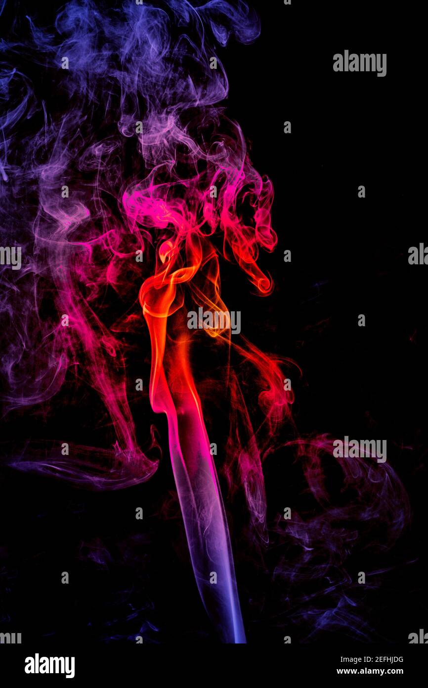 Abstract colourful smoke pattern background, random patterns Stock ...