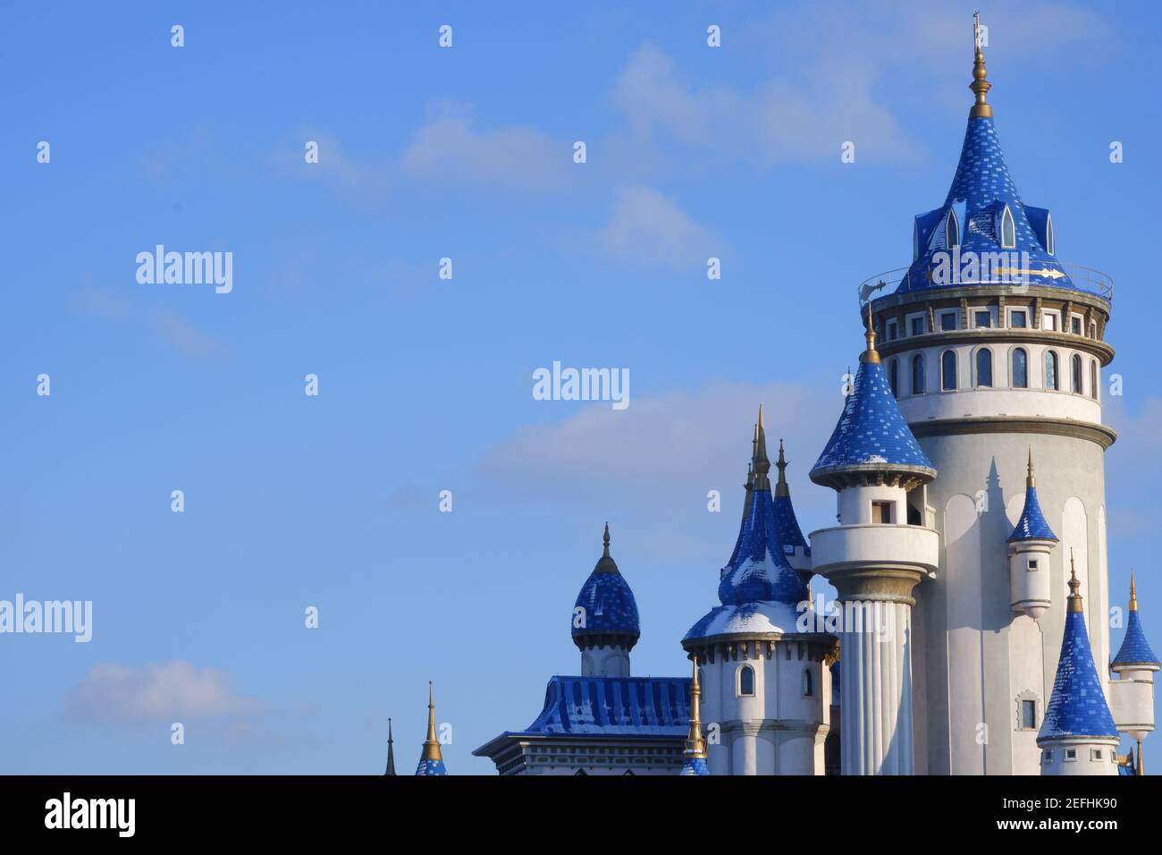 Towers of Tale Castle in Sazova Park Eskisehir/Turkey Stock Photo - Alamy