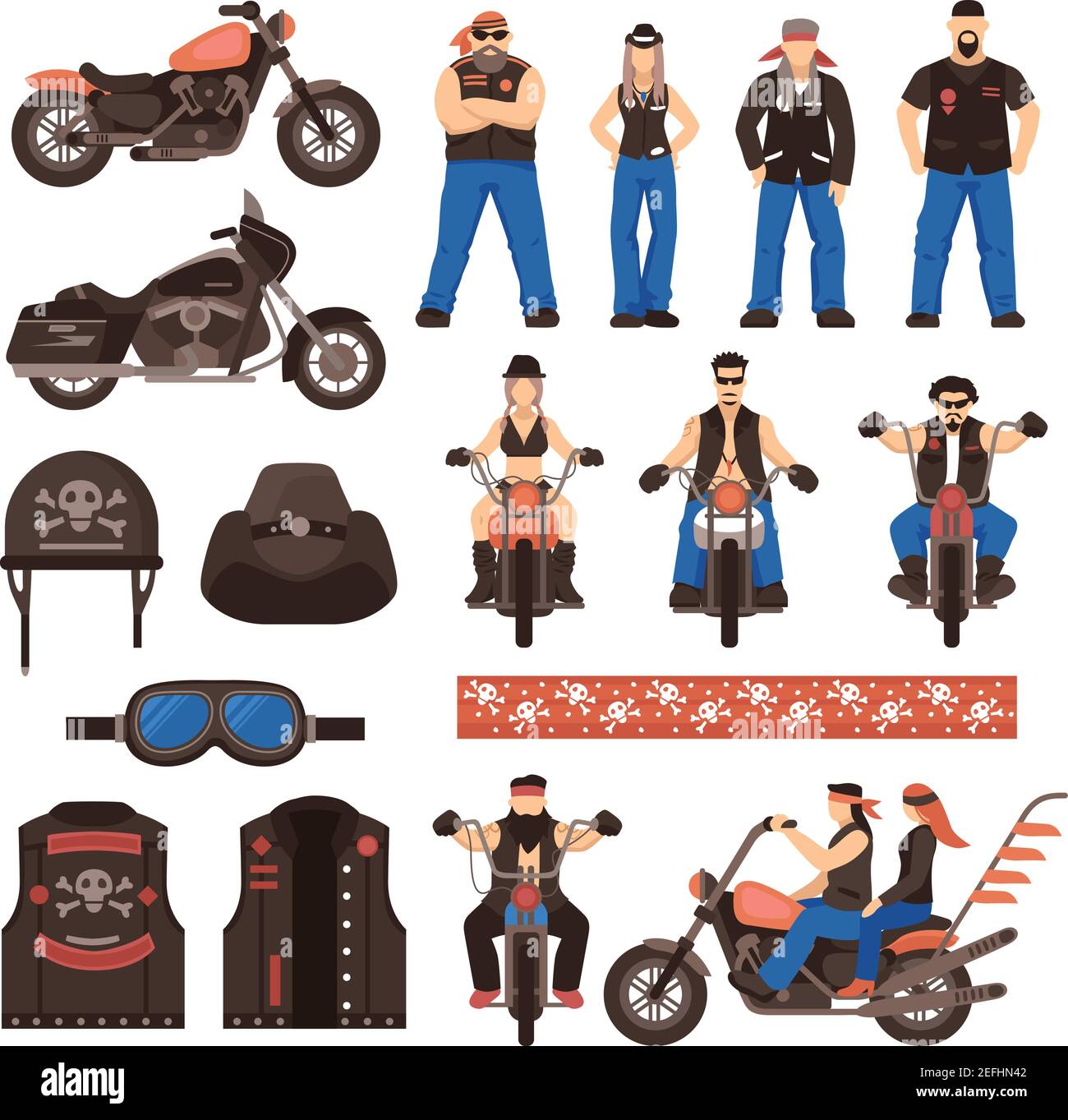 Female riders Stock Vector Images - Alamy